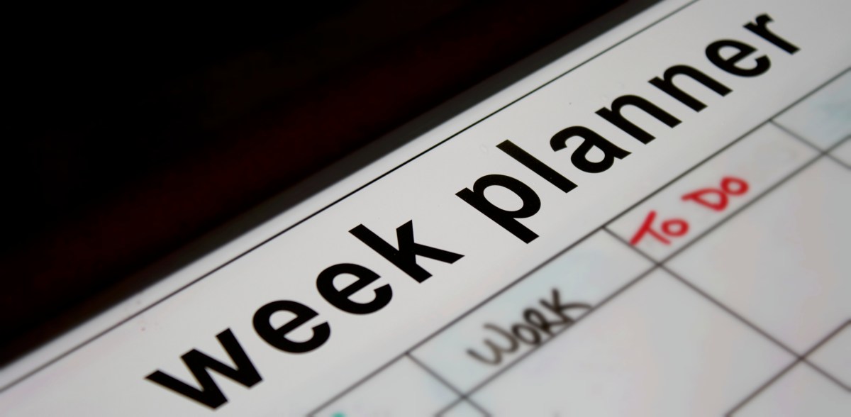 Writing template – My weekly execution plan | Tweeter Linder